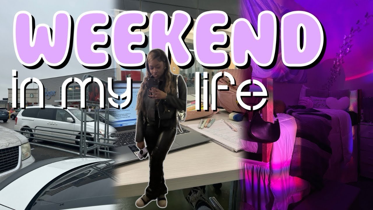 college weekend in my life | meet “the girls”🤭, v-day dinner, cleaning ...