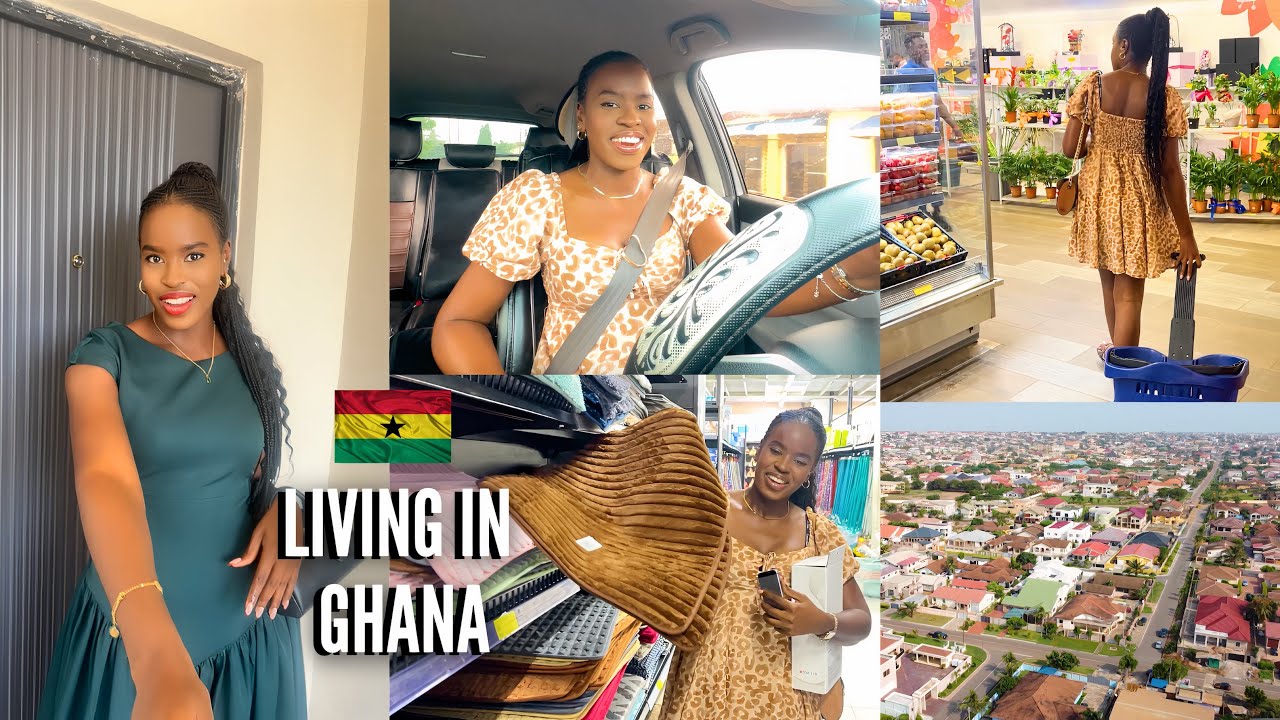 IS GHANA A GOOD PLACE TO LIVE? | LIVING ALONE IN GHANA | SHOPPING ...