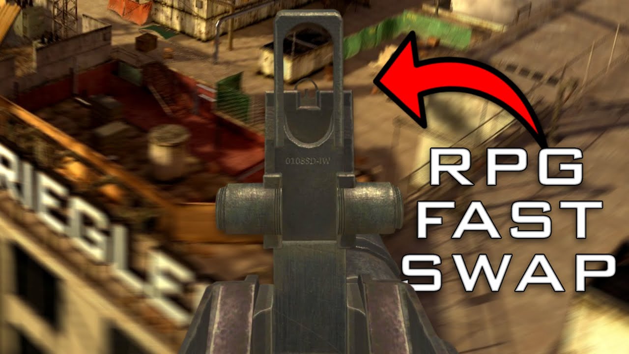 How To RPG Fast Swap on IW4X / MW2 (Trickshot Tutorial) - YouTube