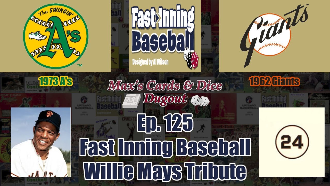 Ep. 125 - Fast Inning Baseball - Willie Mays Tribute - YouTube