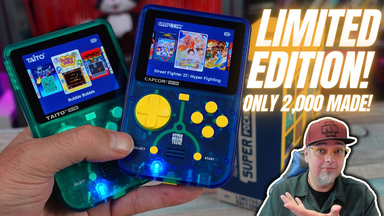 Is It Worth It To Buy These LIMITED Edition Retro Handhelds? Hyper Mega Tech Super Pockets ...