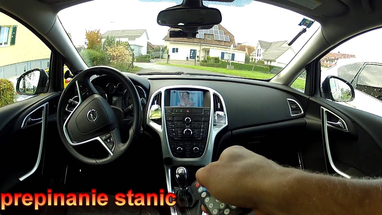 Opel Astra J + Video Interface + DVB Tuner DAS M42 + Rear Camera - YouTube