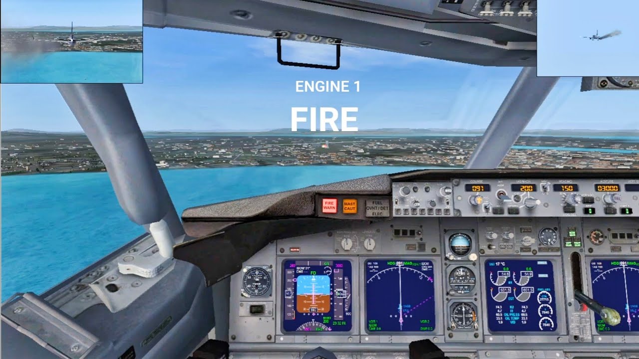 B737 ENGINE FIRE AND CROSSWIND ON FINAL. HARD LANDING AT VABB (MUMBAI ...