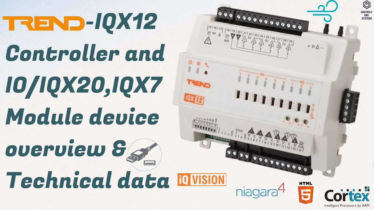 #TREND IQX12 Controller Overview / #NiagaraN4 /#IQVISION /#SylkBus ...