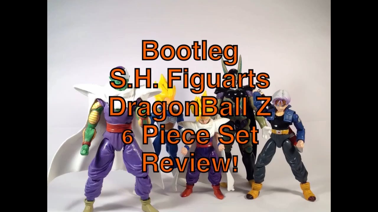 Bootleg S.H. Figuarts DragonBall Z 6 Piece Set Review - YouTube