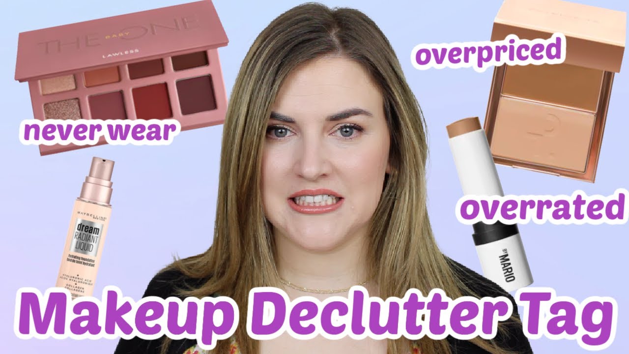 THE MAKEUP DECLUTTER TAG | WHY DO I HAVE THESE?! - YouTube