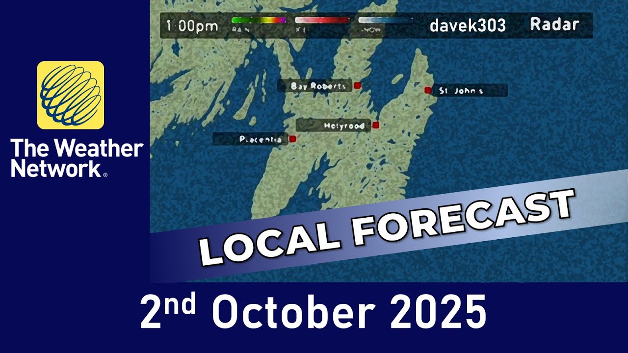 The Weather Network Local Forecast - 2 October 2025 - YouTube