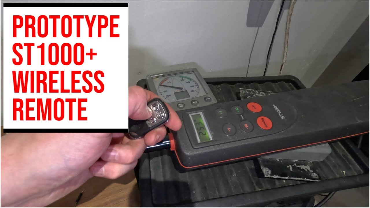 Preview prototype of a shoestring remote control for Raymarine ST1000 ...