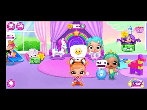 GIGGLE BABIES game treat a babie makup and dressing up please watch ...