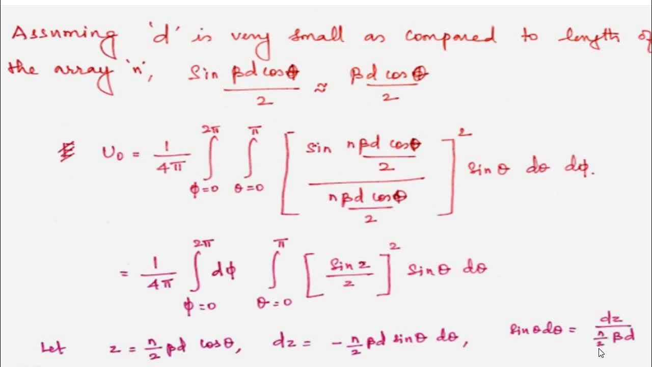 ANTENNA unit 3 directivity calculation of broadside and end fire array ...