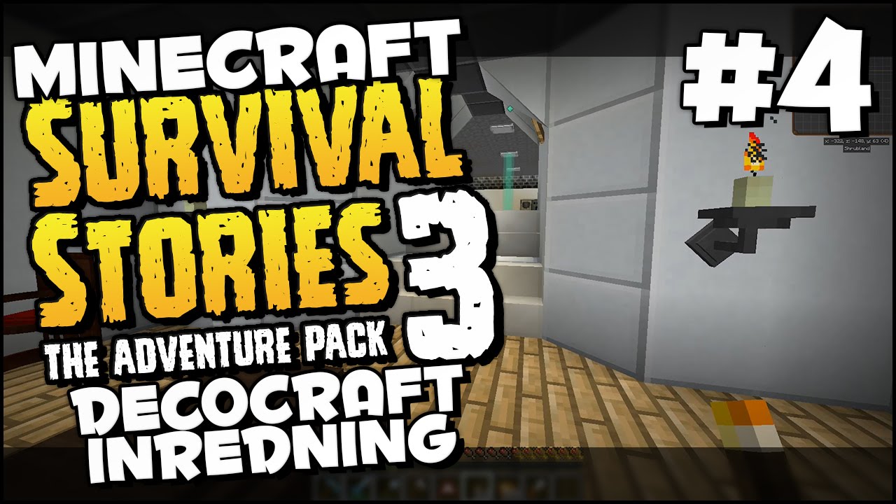 DecoCraft Inredning! - Minecraft: Survival Stories 3 - #4 - YouTube