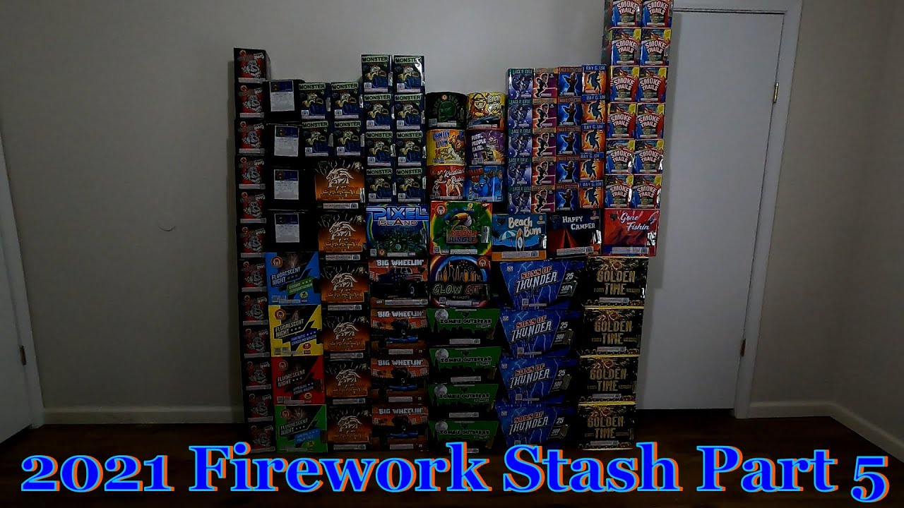 2021 Firework Stash Part 5 (14 Cases From Fireworks Forever) - YouTube