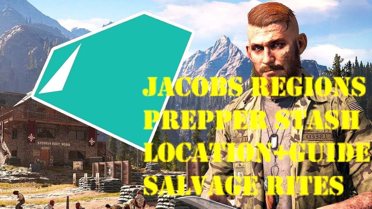 Far Cry 5 Jacobs Region Prepper stash Location+Guide "Salvage Rites ...