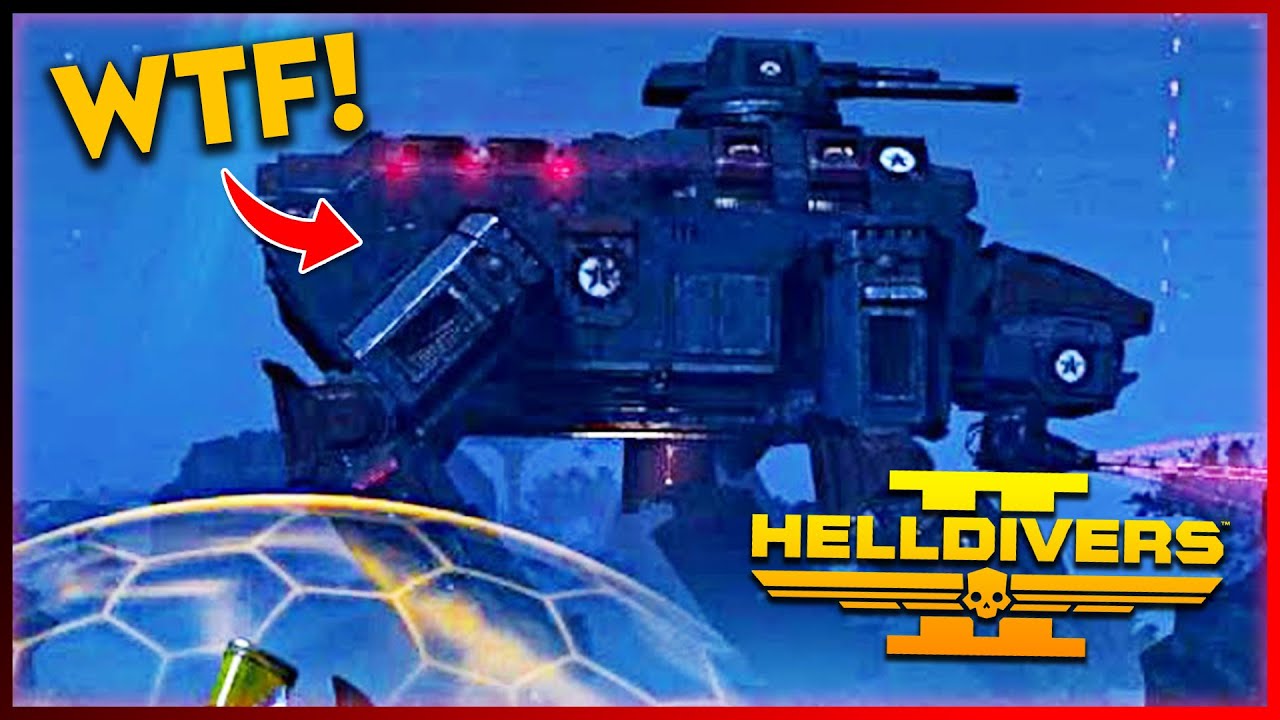 FACTORY STRIDER & GUNSHIP SPOTTED IN HELLDIVERS 2! - YouTube