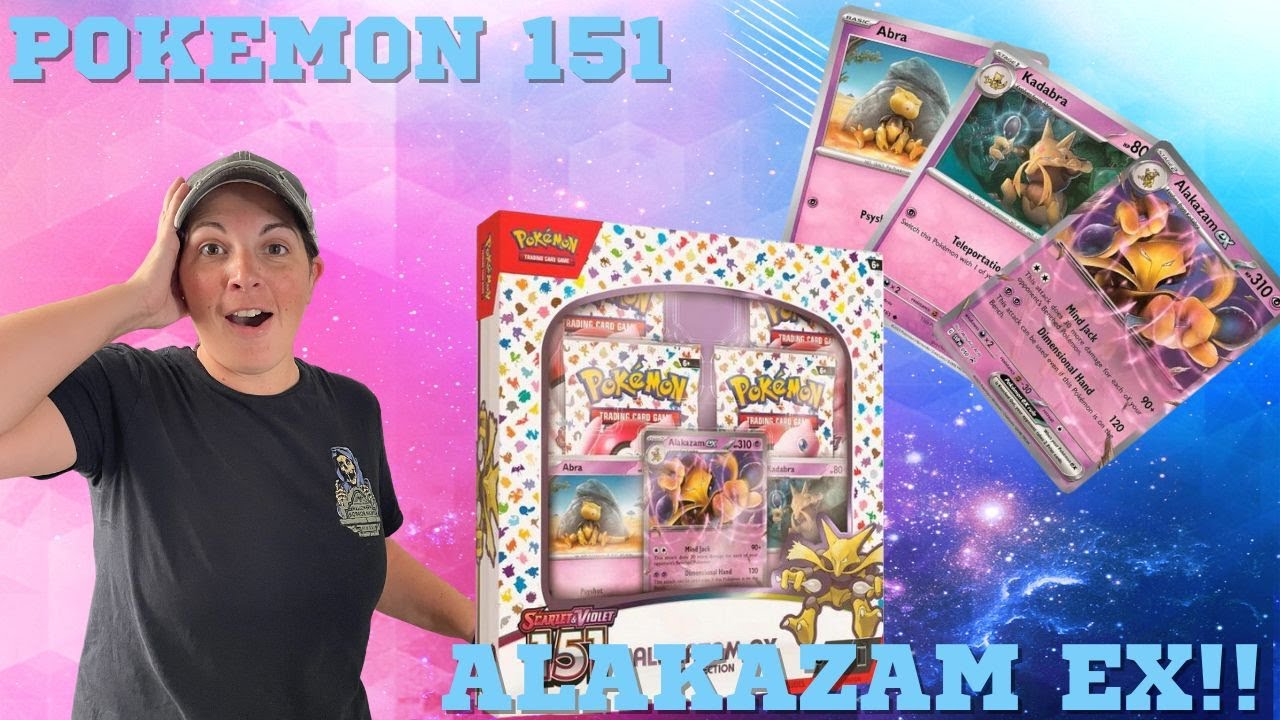 Power of Alakazam EX! Pokemon TCG Scarlet & Violet 151 Collection ...