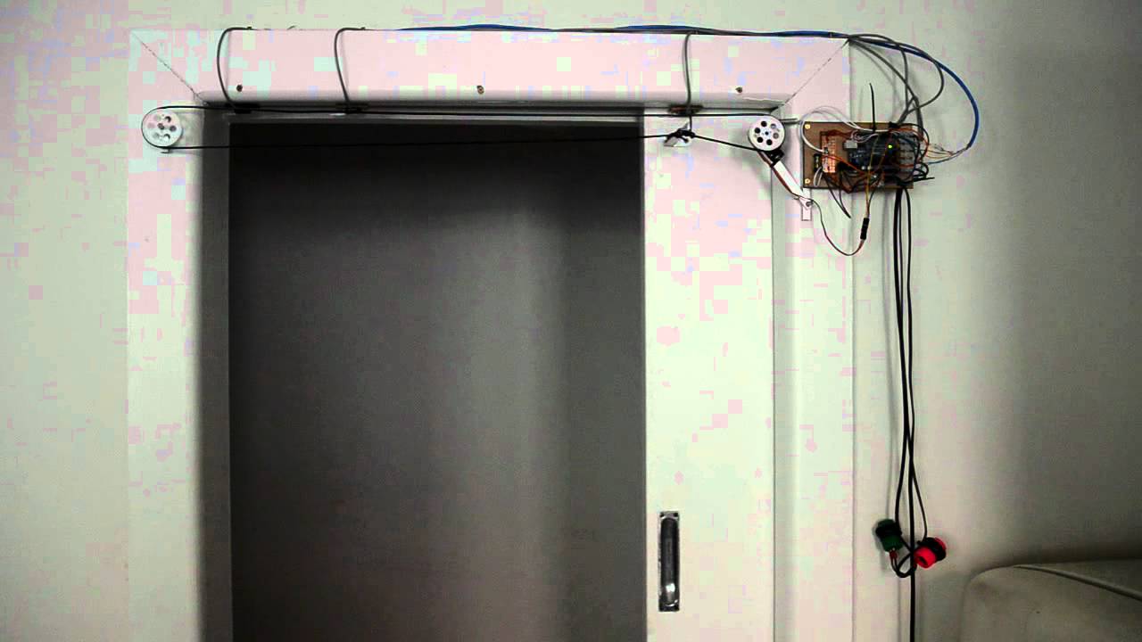Automated Door Prototype - YouTube