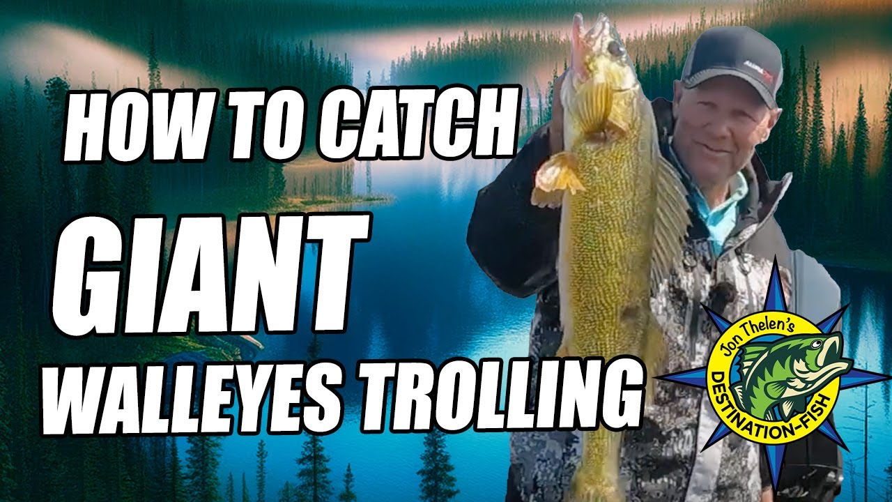 How to Conquer the Giants: Trolling for Trophy Walleyes on Rivers - YouTube