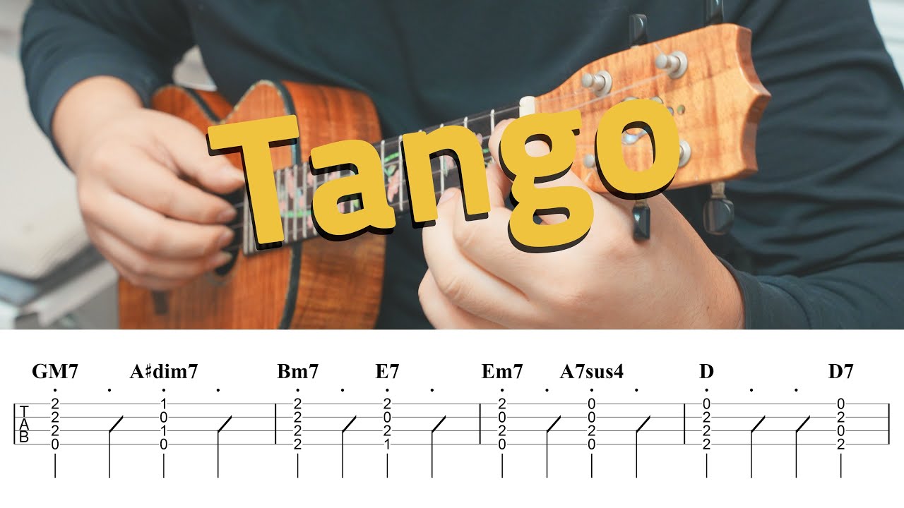 [우쿨렐레 악보 155] 아비어 Abir - Tango | Ukulele Tutorial - YouTube