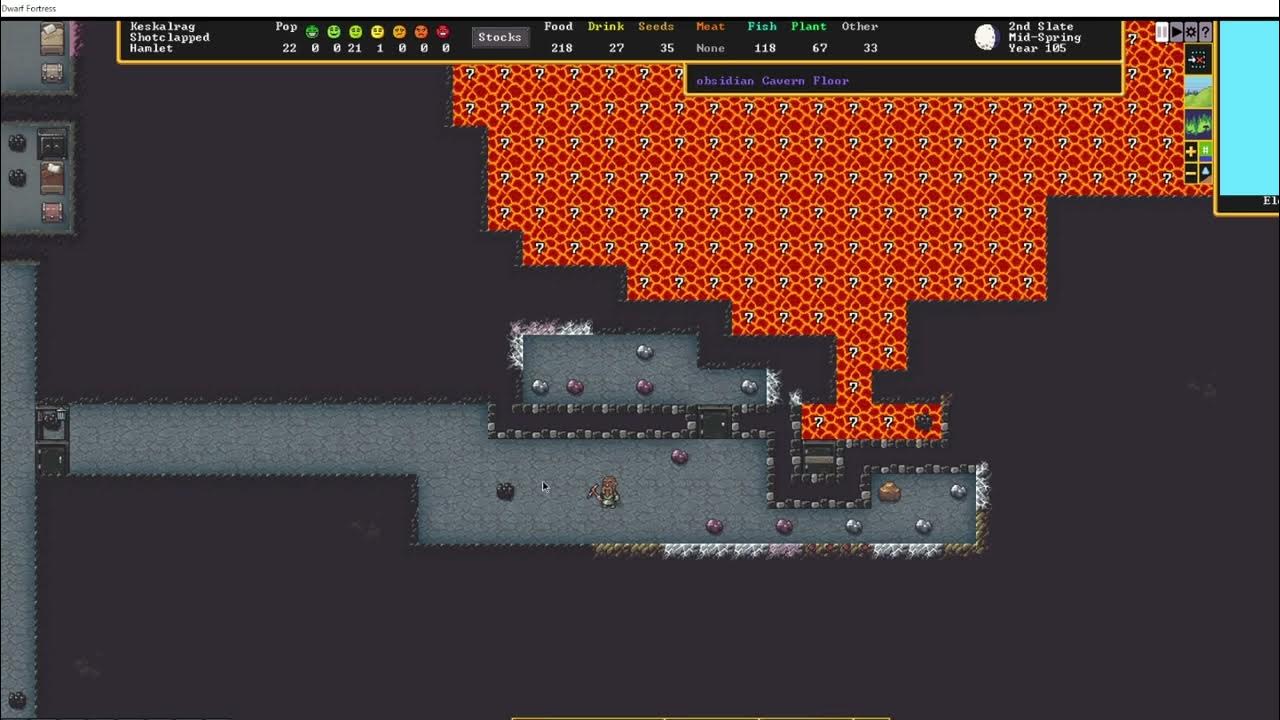 [Dwarf Fortress] How to use volcano magma underground. - YouTube