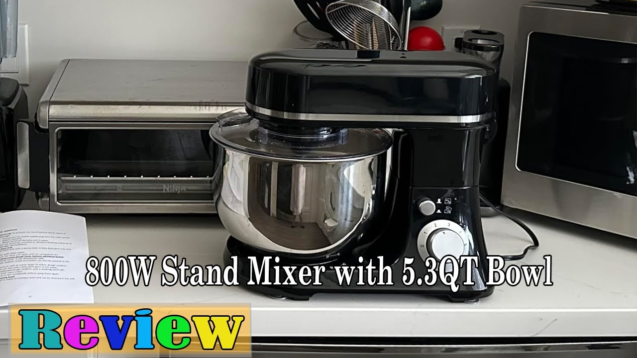 EQTLVFH 800W Stand Mixer with 5.3QT Bowl Review - Makes baking feel way ...
