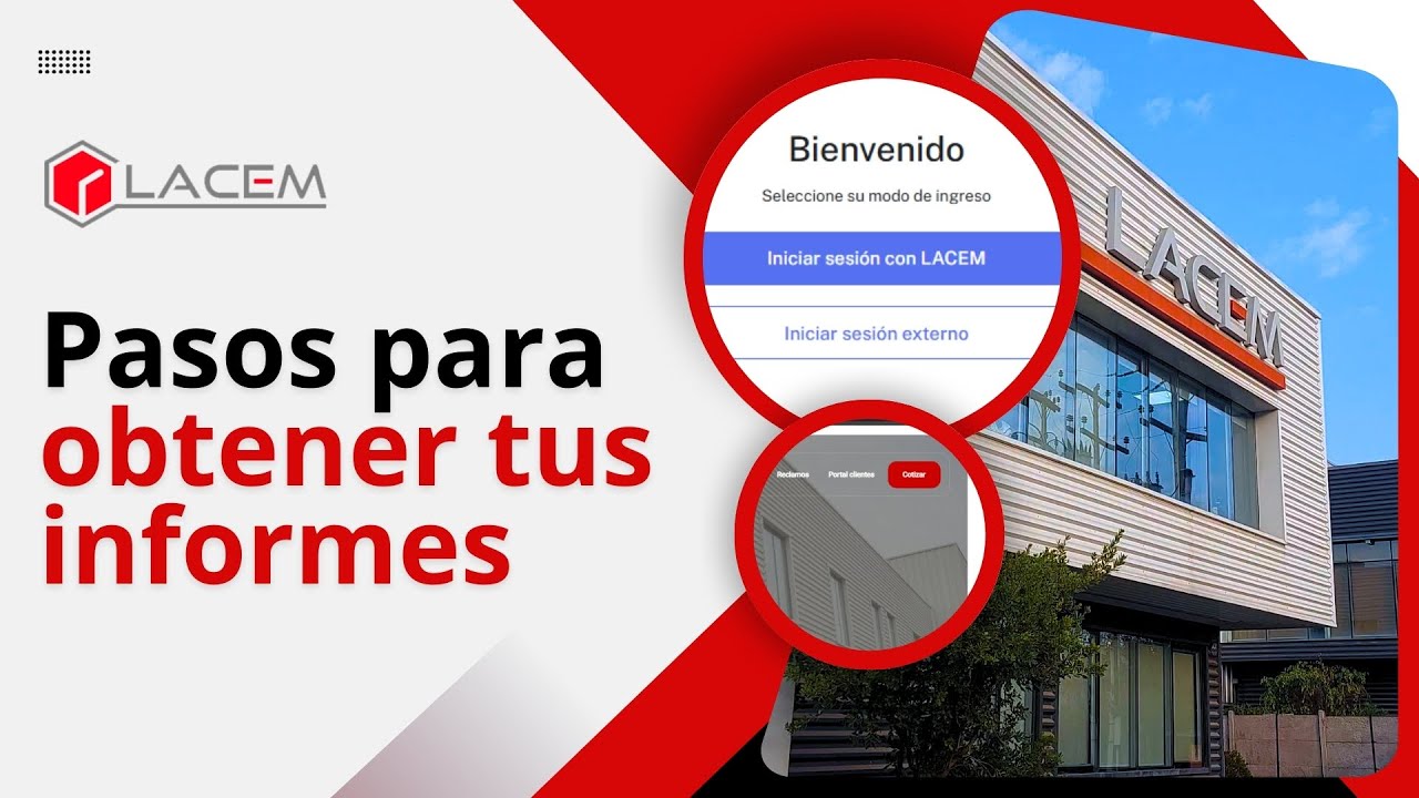 Cómo funciona el Portal de Clientes de Lacem - YouTube