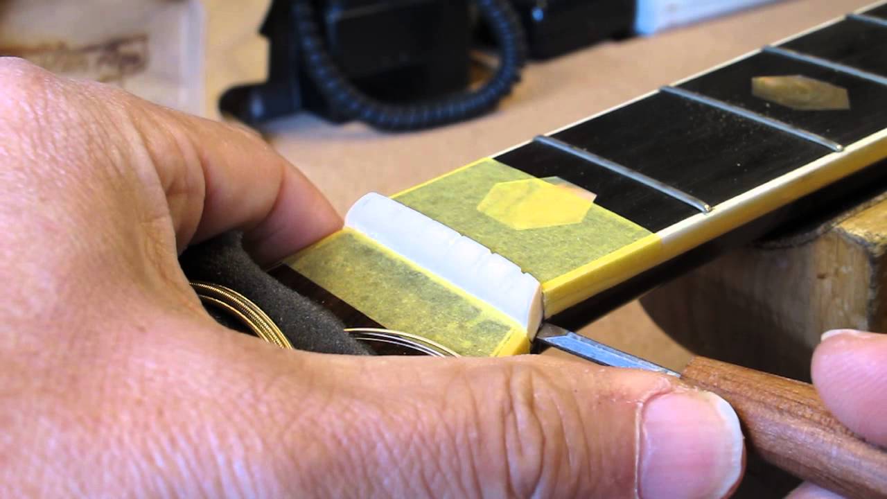Martin D-45 Nut Remove - YouTube