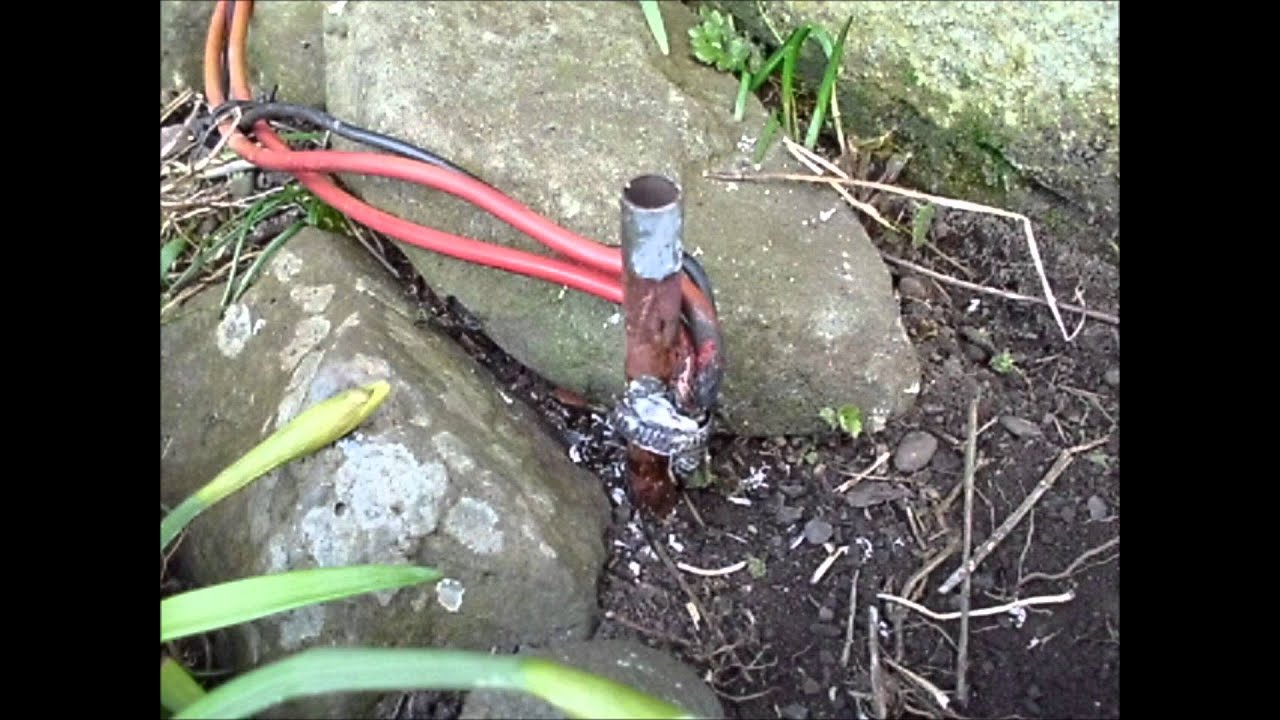 My recent hf ground radial install..... - YouTube