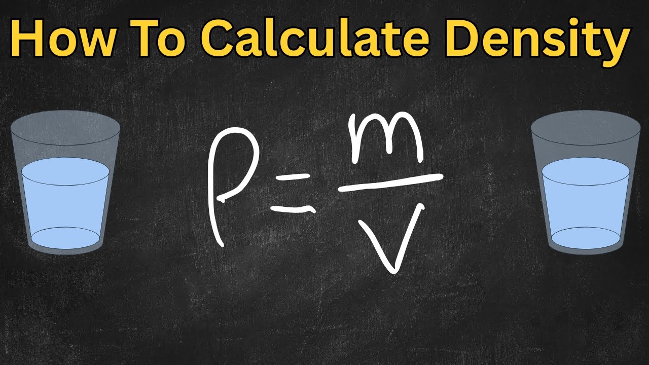 How to Calculate Density - Step by Step Example - YouTube