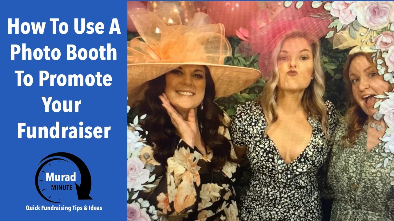 How To Use A Photo Booth To Promote Your Fundraiser - YouTube