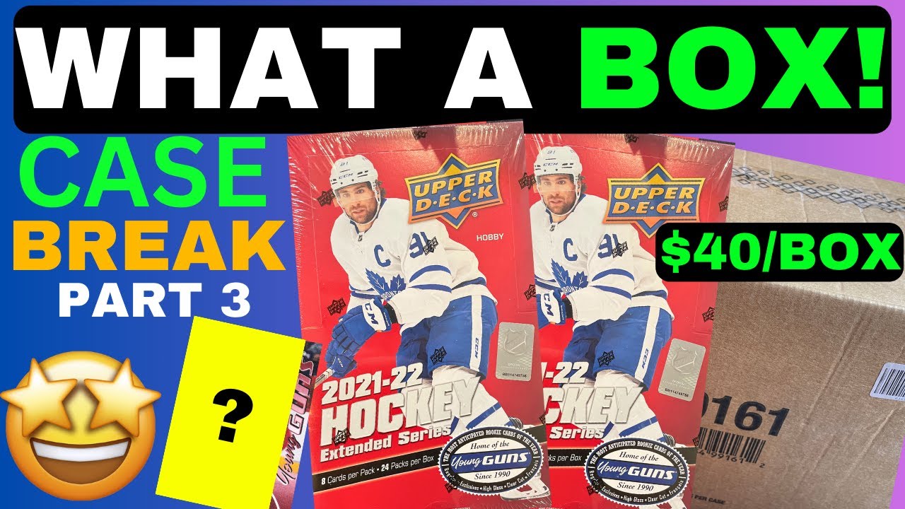 CASE HIT + HUGE PULL! 2021-22 UPPER DECK EXTENDED SERIES CASE BREAK ...