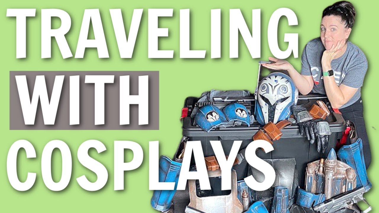 How I Fly with my Bo-Katan Cosplay & Tips for Flying with Cosplay Armor ...