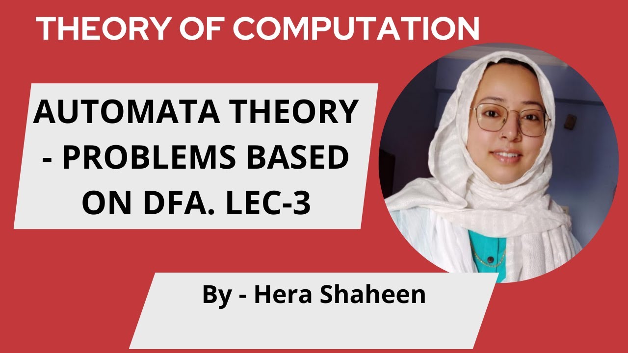 Theory Of Computation Automata Theory Problems Based On Dfa Lec 3 Youtube