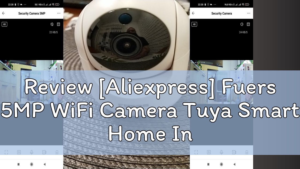 Review [Aliexpress] Fuers 5MP WiFi Camera Tuya Smart Home Indoor ...