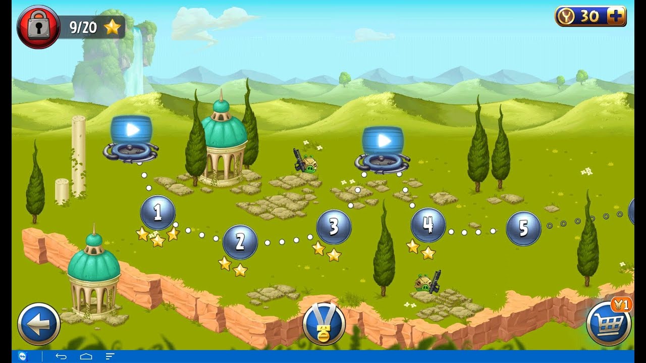 Angry Birds Star Wars 2- B1-S1 Bonus Naboo Invasion Walkthrough 3 Stars ...