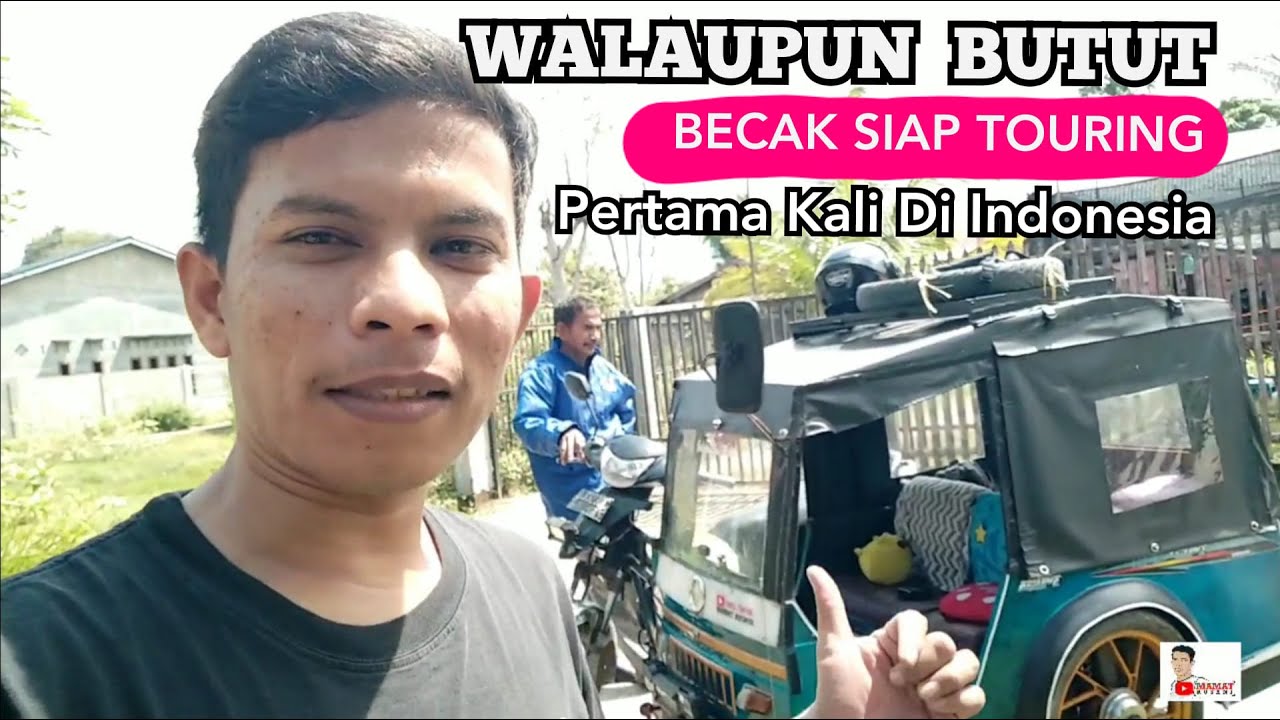Banyak yang tidak yakin becak butut menempuh 273 km melewati gunung ke ...