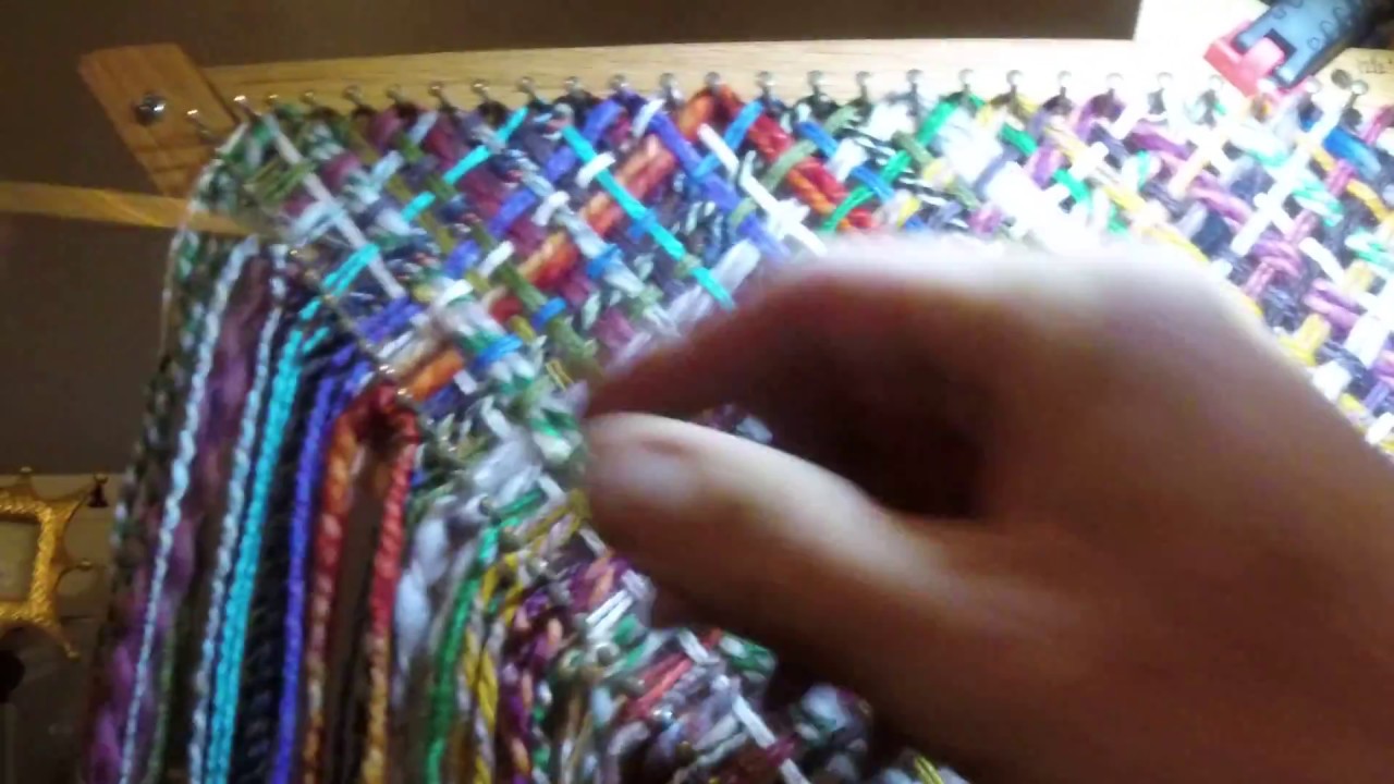 Cut Strand Weaving: Weaving the final locking strands - YouTube