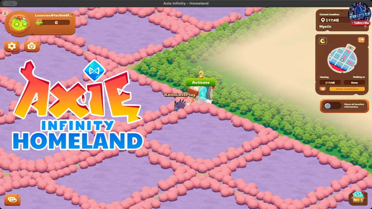 Roaming around LAND PORTALS Axie Infinity Homeland Avatar Mode V1.1.1 # ...
