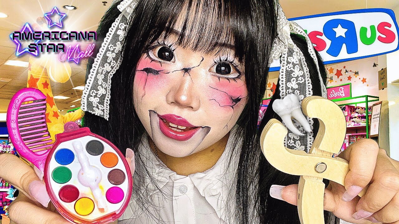 Abandoned Mall DOLL turns YOU into an Animatronic👻 ASMR Bad End🚫 - YouTube