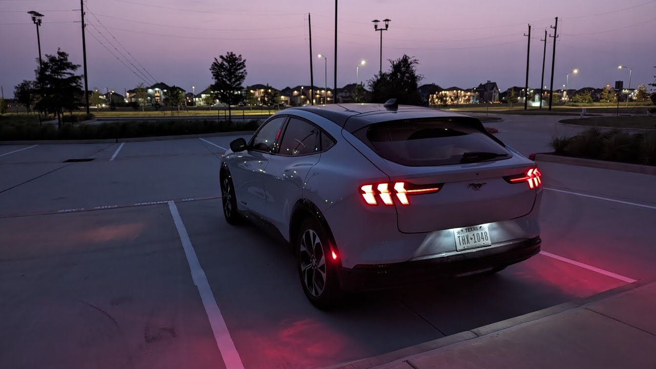 First POV Night Drive // 2023 Ford Mustang Mach-E4X Premium - YouTube