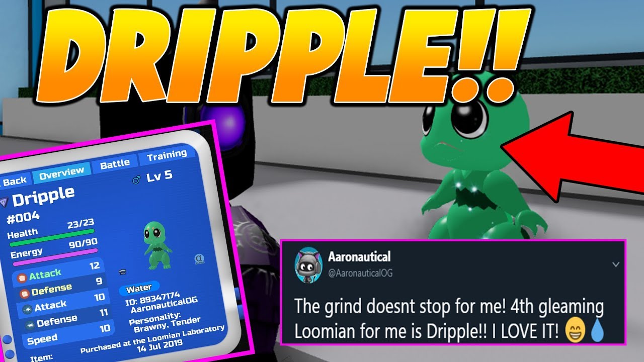 WE GOT GLEAMING DRIPPLE! | LOOMIAN LEGACY - YouTube
