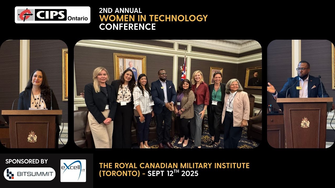 Event Recap: CIPS Ontario Women in Technology Conference 2025 - YouTube
