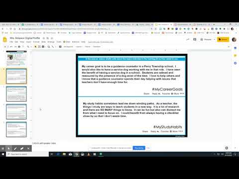 How to make a digital profile - YouTube