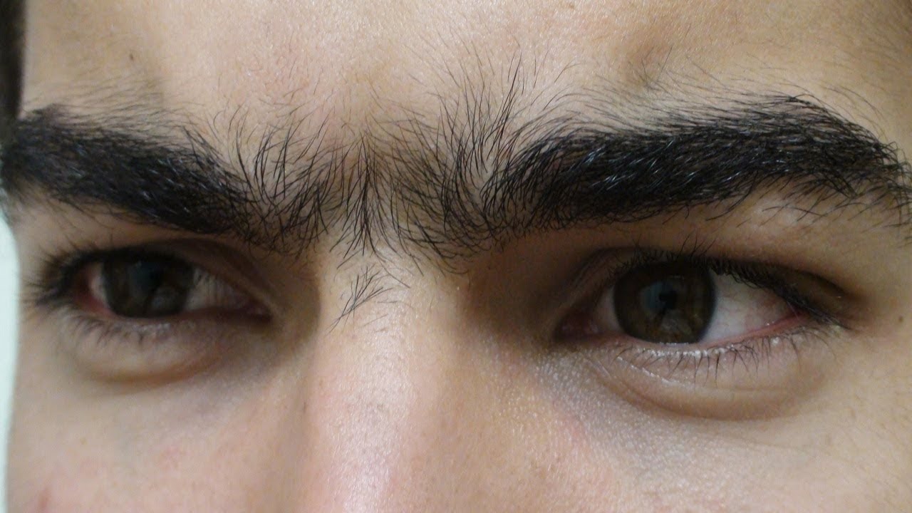 how to get rid of a unibrow without waxing easy - YouTube