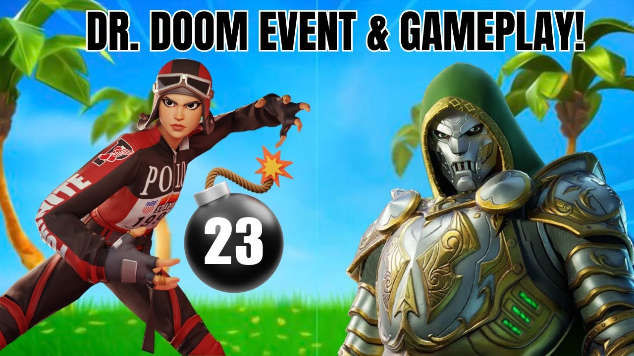 Fortnite Dr. Doom Live Event & CRAZY Gameplay! - YouTube