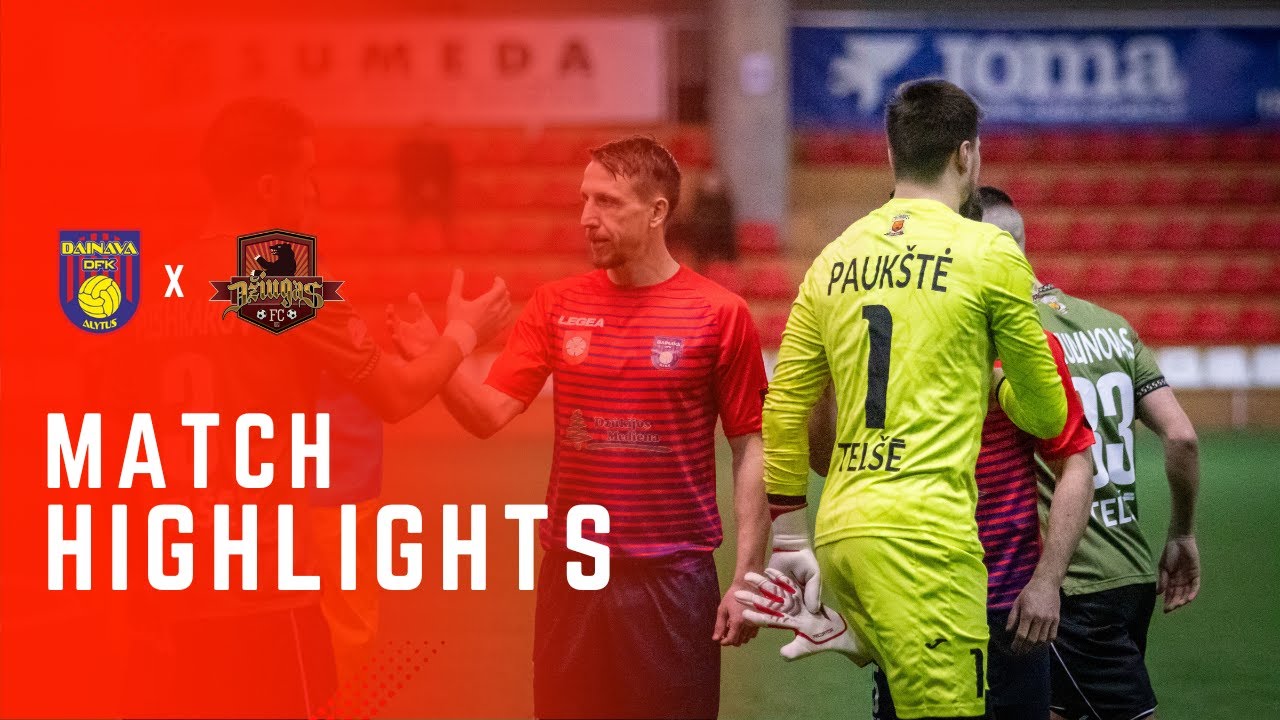 DFK Dainava vs. FC Džiugas | Match Highlights | 2025.03.14 - YouTube