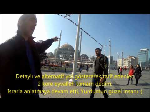 NEREDEN AŞAĞI KASIMPAŞA? Taksim Meydanı'nda Sordum :) Sokak Röportajı