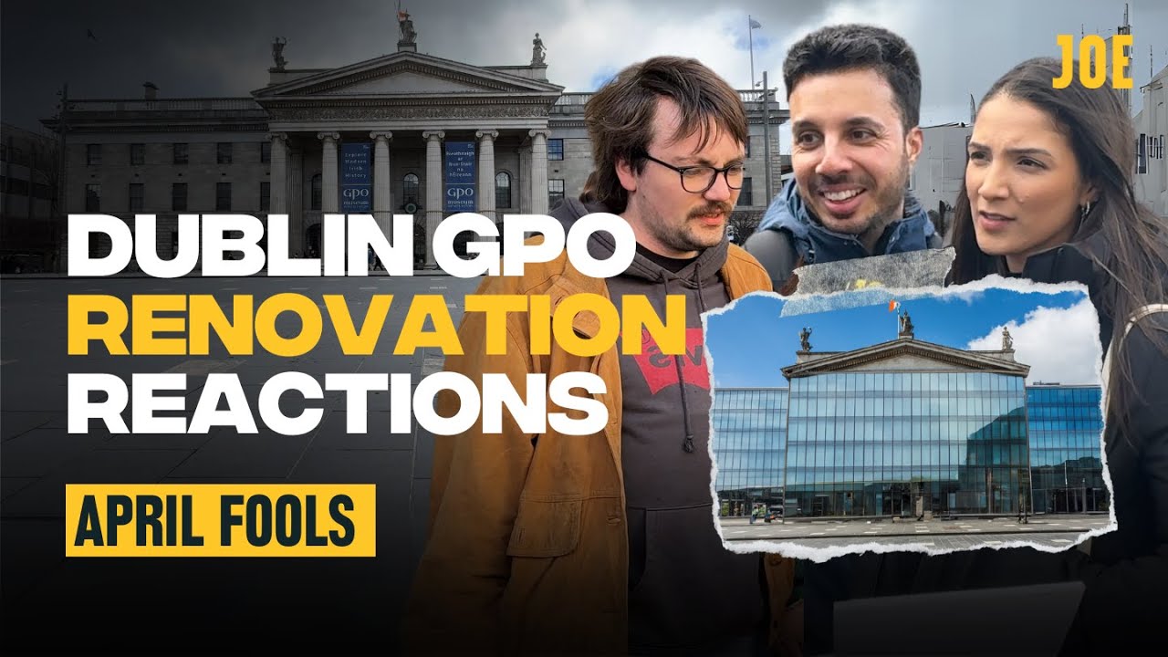 Government announce Dublin GPO redevelopment plan - YouTube