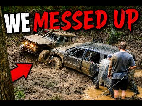 🔥 2 Days of Rain Turned This Jeep Cherokee Trail Into a Mud Nightmare!