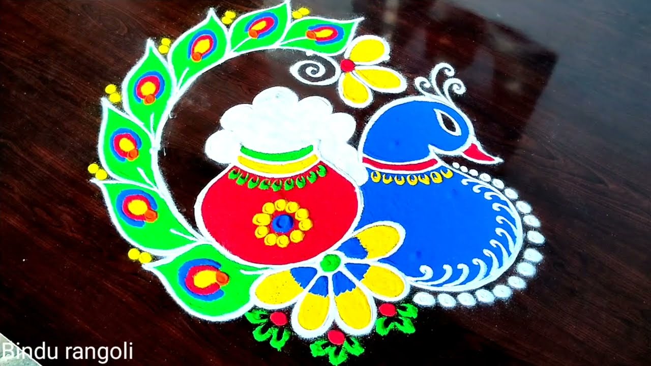 Sankranthi Pongal Special Rangoli Designs/Bhogi Kundala Muggulu/Pongal ...