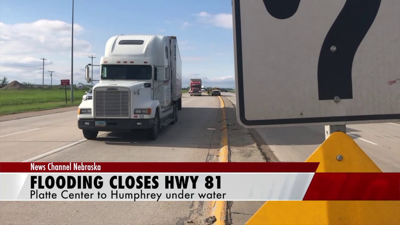 Highway 81 Partially Closed Due to Flooding - YouTube